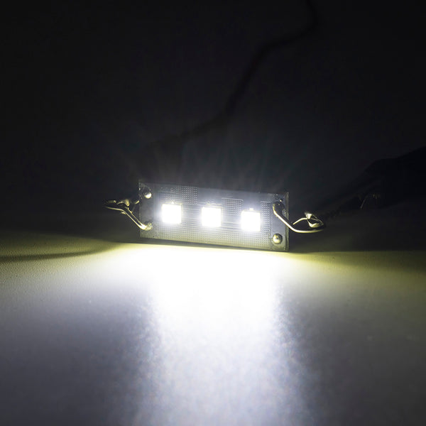 44mm 5050 3SMD Rigid Twisted Loop Festoon LED Interior Map Dome Readin ...